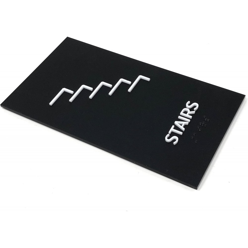 Modern Design Door Sign with (Grade 2 Braille)