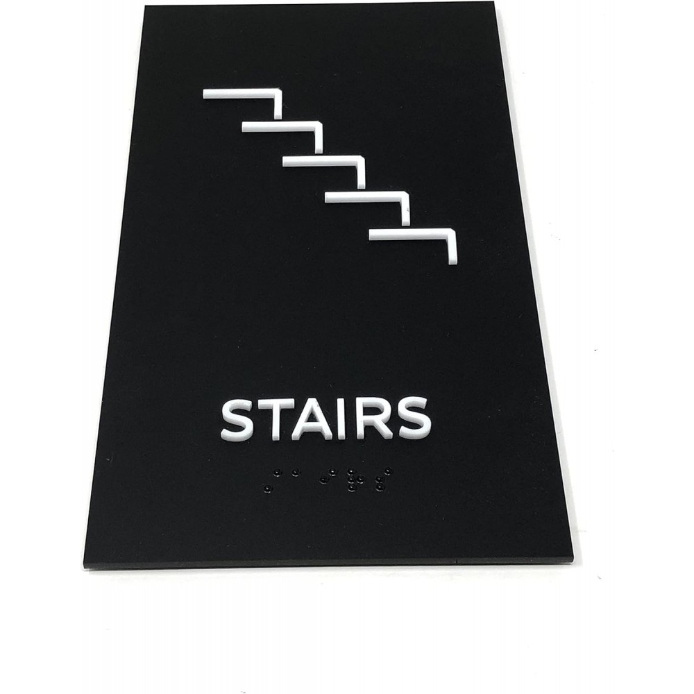 Modern Design Door Sign with (Grade 2 Braille)