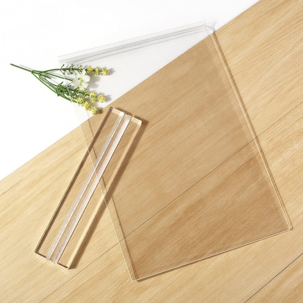 Clear Acrylic Sign Holder (A4), Double-Sided, T-Shape for Tables Hotel ...